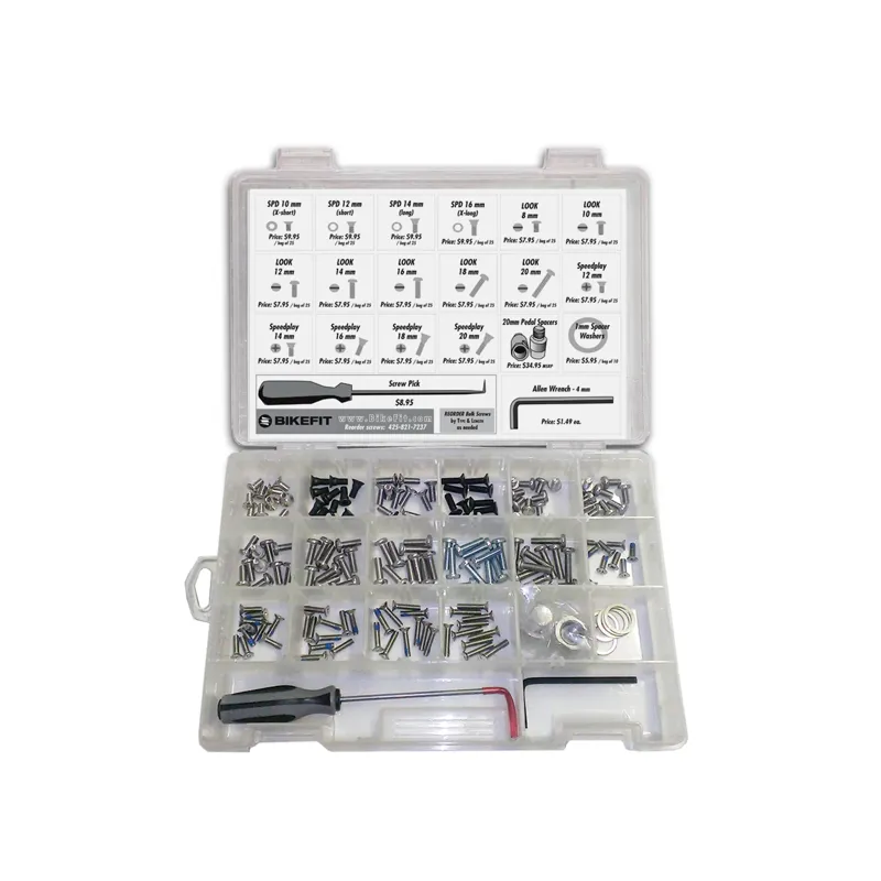 BikeFit Cleat Screws Full Kit